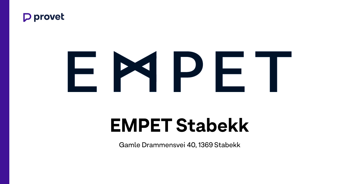 Bestill en veterinæravtale | EMPET Stabekk, Stabekk | Provet.com