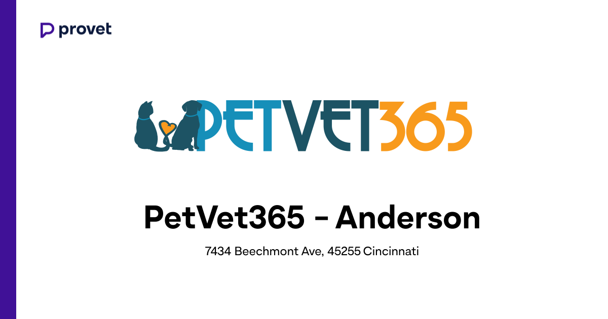 Book a Vet Appointment | PetVet365 - Anderson, Cincinnati | Provet.com