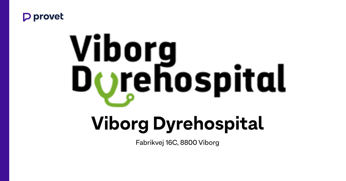Book en dyrlægeaftale | Viborg Dyrehospital, Viborg | Provet.com